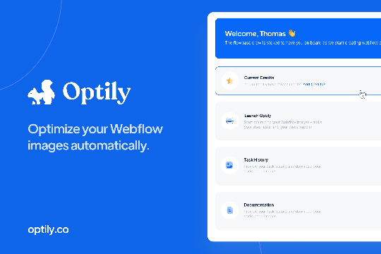 ⚡ Webflow Image Optimizer - Optily - Webflow